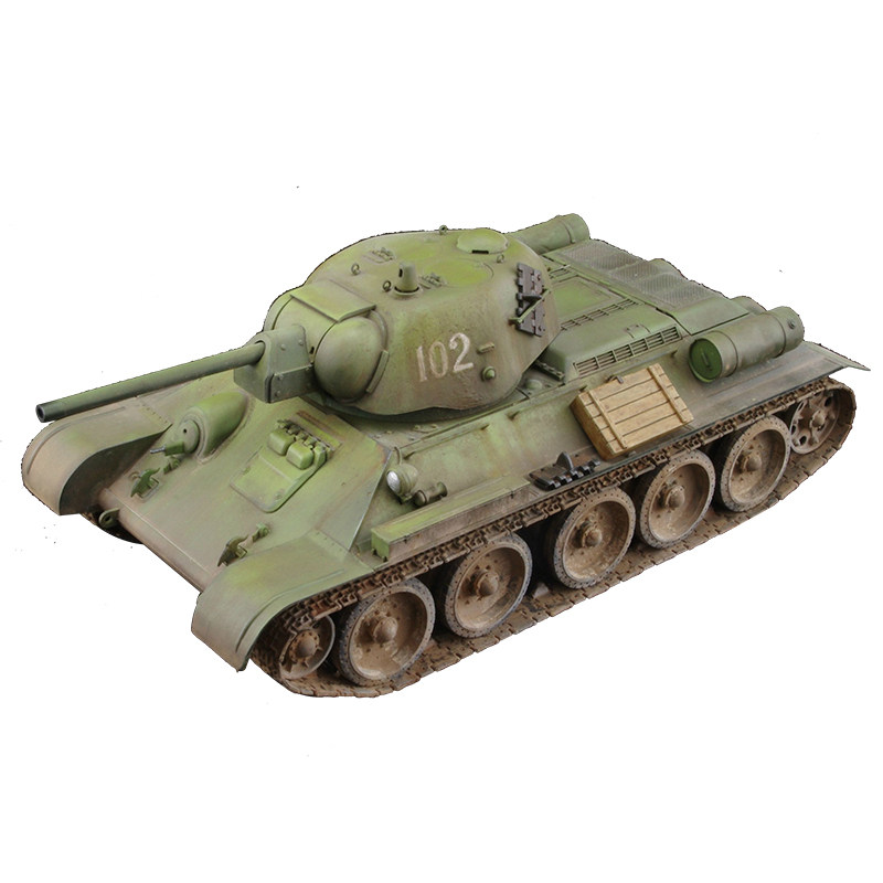 Tamiya 1/35 T-34/76 Orta Tank 1943 Model 3G - Montajlı