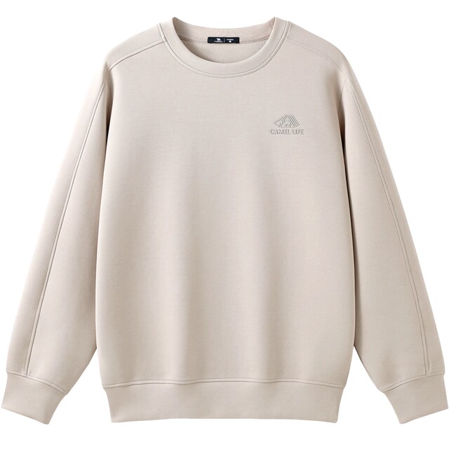 Camel men's round neck sweatshirt men's spring and autumn 2024 new ...