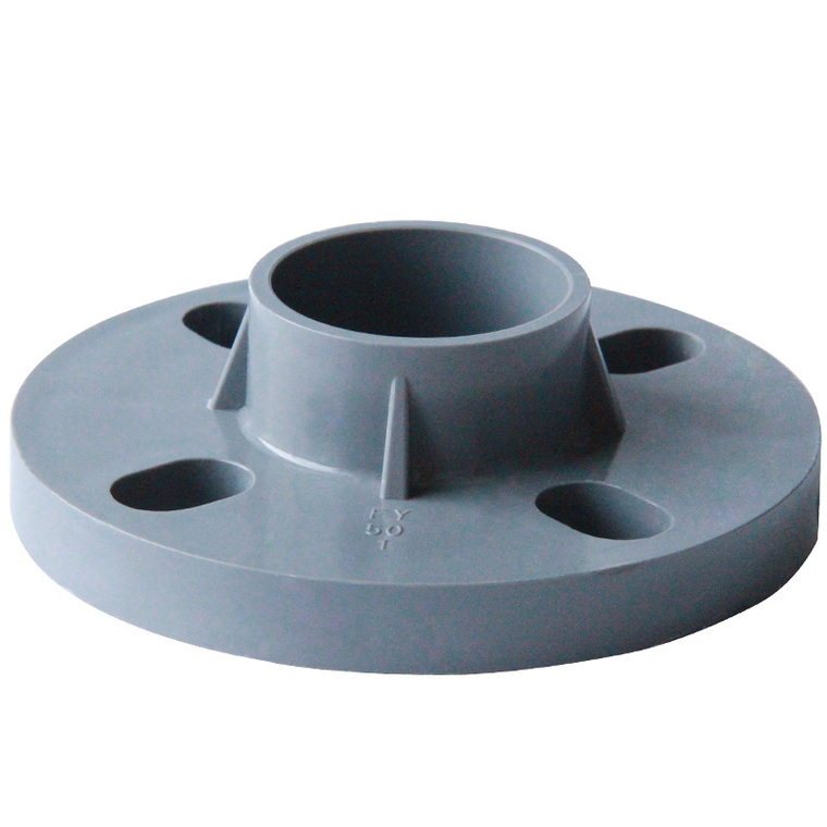 Bride en pvc gris, anneau intégré, siège de bride joint, joint ...