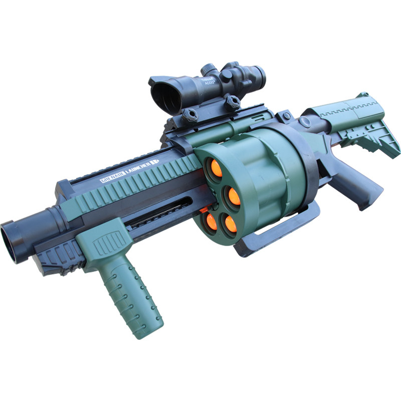 M32 Howitzer Manual Bursts Eat Chicken RPG Mortar Rocket Launcher Model ...