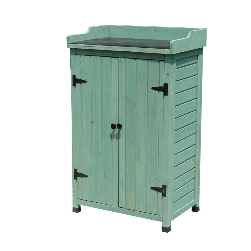 Dulap pentru scule de exterior cu construcție din lemn masiv multistrat ...