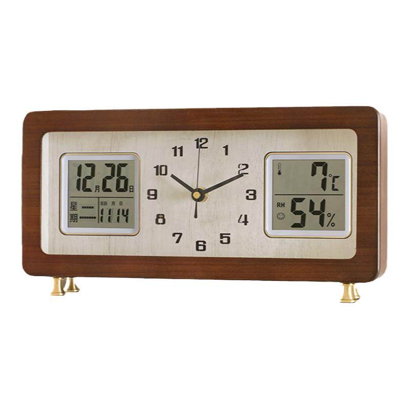 Zamshu Wooden Pendulum Clock - Modern Silent Table Clock