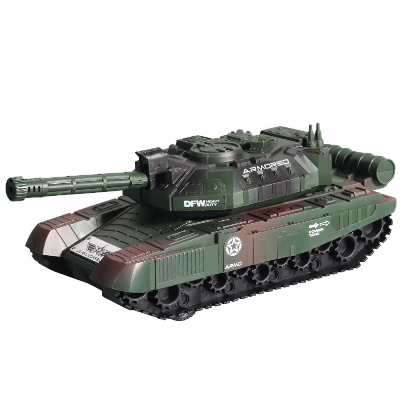 Large Remote Control Tank Car - Off-Road Military Armor Model