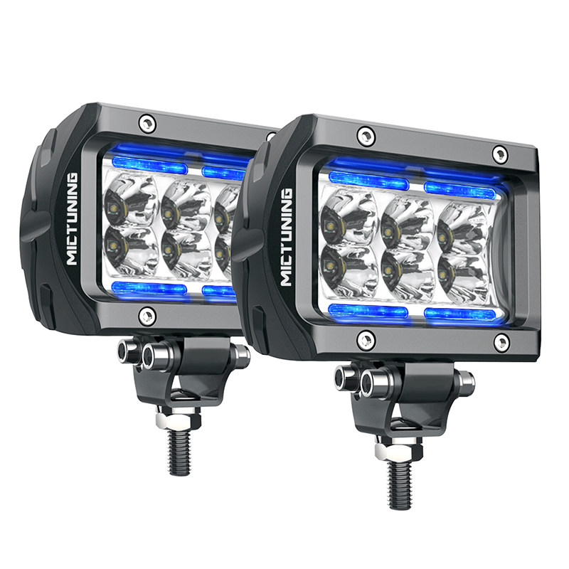 Mictuning K1 25W Off-Road LED Spotlight - 12V/24V Rectangle High Beam