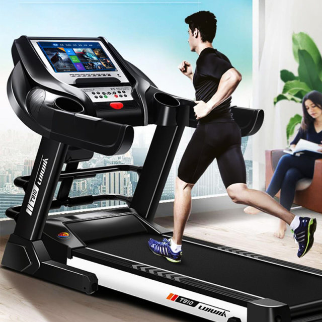 Electric treadmill for home use, gym-specific, foldable, ultra-quiet ...