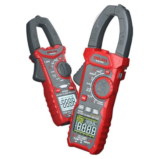 Delixi Digital Clamp Meter Multimeter - High-Precision AC/DC Clamp Flow ...
