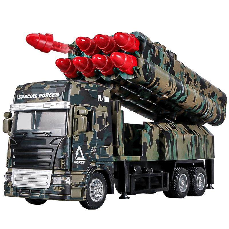 Kawi Alloy Missile Launcher Toy - Simulation Model Car