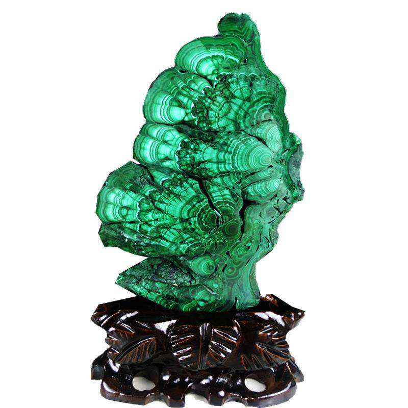 Lingxi Cat Malachite Raw Stone Phoenix Stone Ornament - Natural ...