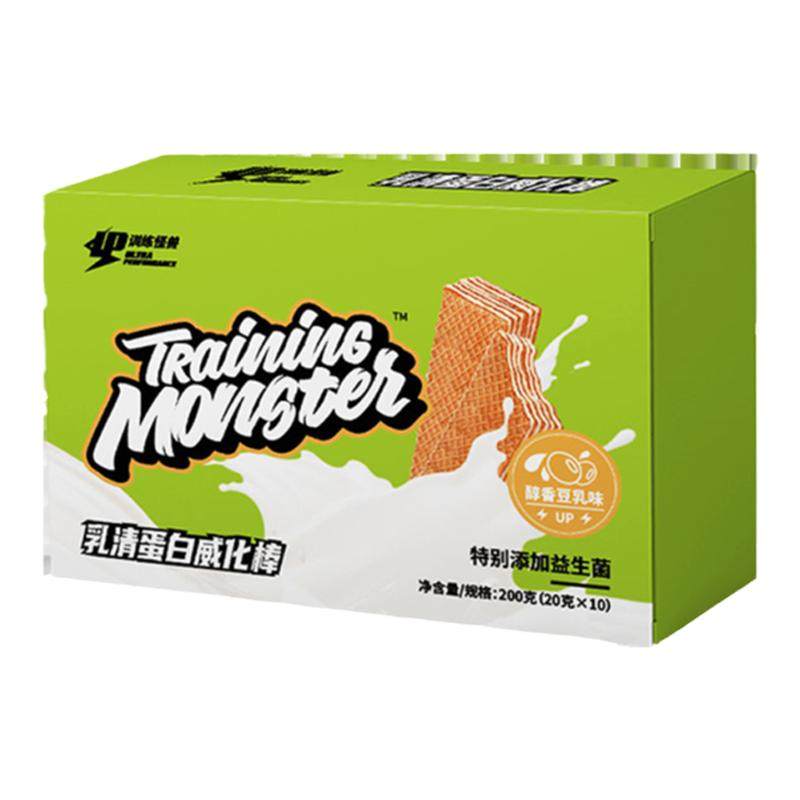 Up Training Monster Whey Protein Soy Milk Wafer Bar Energy Meal ...