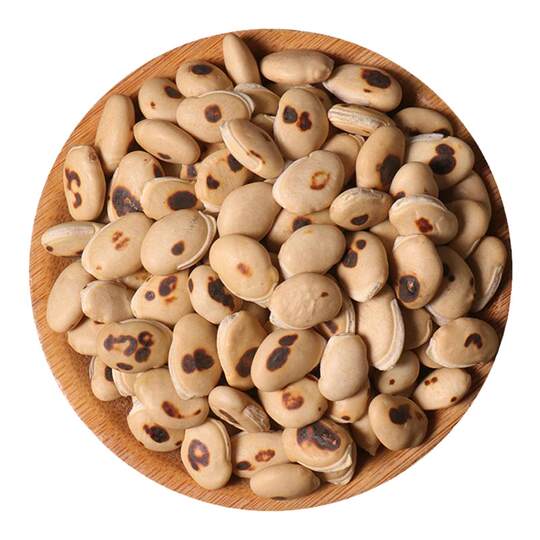 Chinese Herbal Medicine White Lentils - Medicinal Stir-Fried Black Lips ...