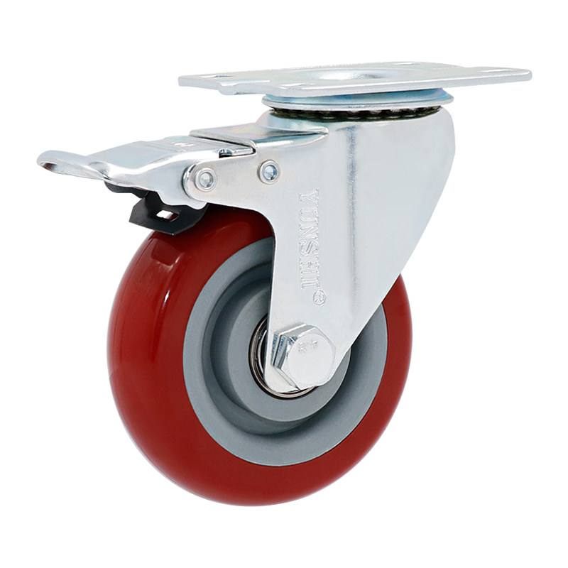 Yunshi Caster Wheels - 3, 4, & 5 Inch Universal Wheels with Brake