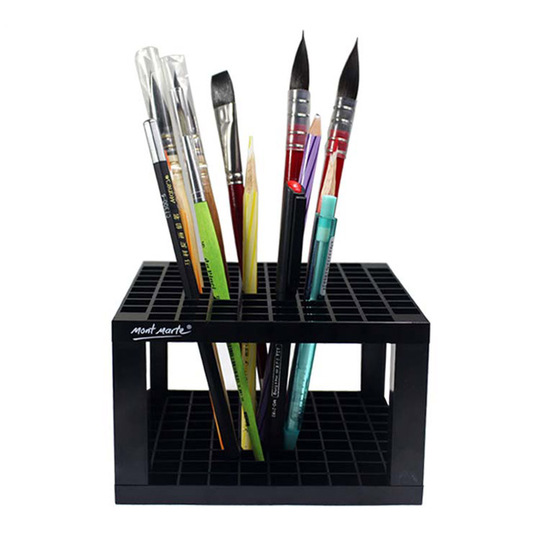 Montmartre 96-Grid Paint Brush Holder - Square Artist Storage