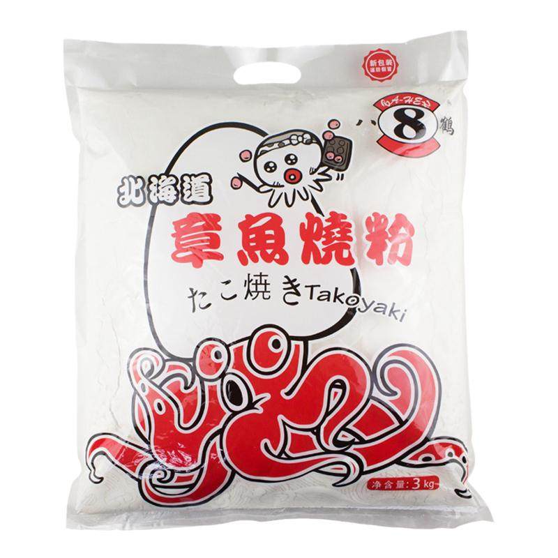 Yahe octopus roasted powder 3 kg – kommerzielles takoyaki-fertiggemisch
