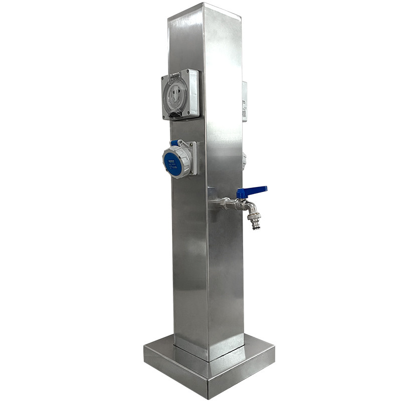 Outdoor Villa Courtyard Lawn Waterproof Ground Socket Column RV Camp ...