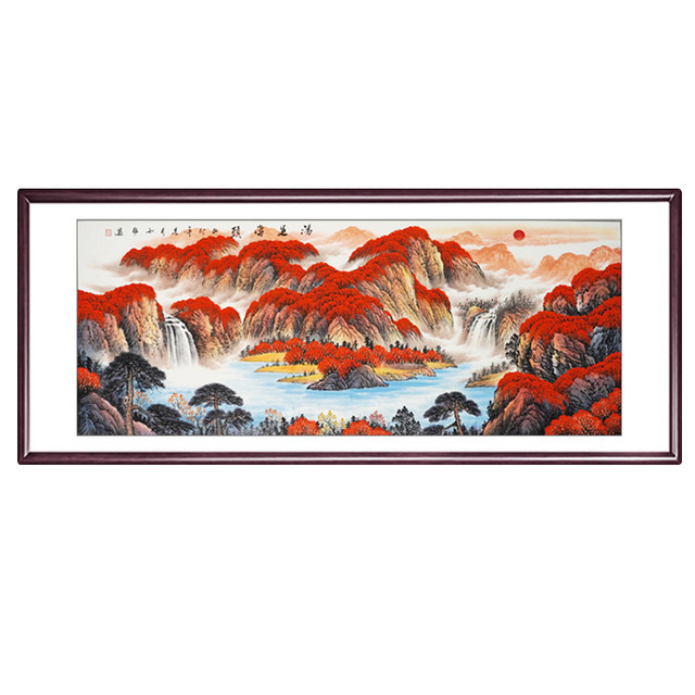 Hongyun Danguo Guohua Landscape Painting Pure Hand -painted Arts and ...