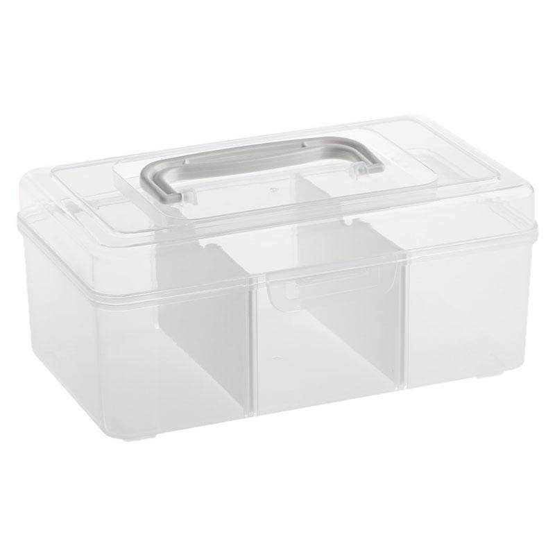 Transparent Medical Box - Portable First Aid Storage