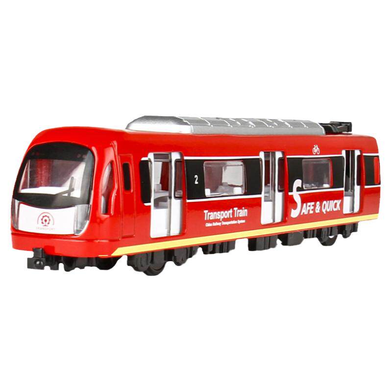 Metal Simulation Magnetic Subway Train Track Train Alloy Car Imitating ...