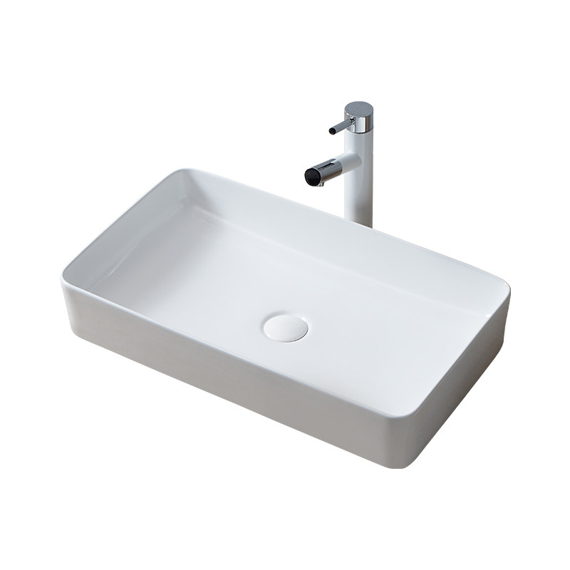 Above Counter Basin - Small Size Ceramic Rectangular Wash Basin for ...