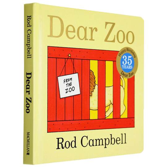 Dear Zoo Cardboard Book for Children - Three-Dimensional Flip Book for ...