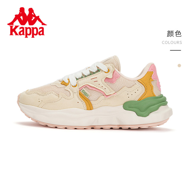 Kappa Kappa back-to-back retro running shoes new women's contrasting ...