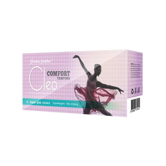Cleo Tampons - Imported European Quality, Finger Insertion, Daily Use