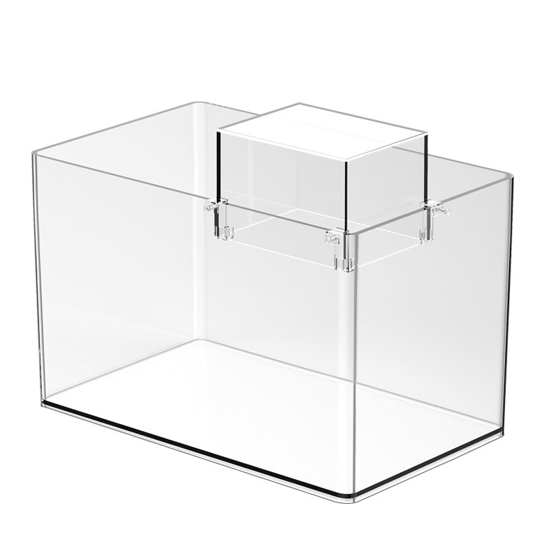 Cute Negative Pressure Fish Tank - Small Desktop Ecological Cylinder