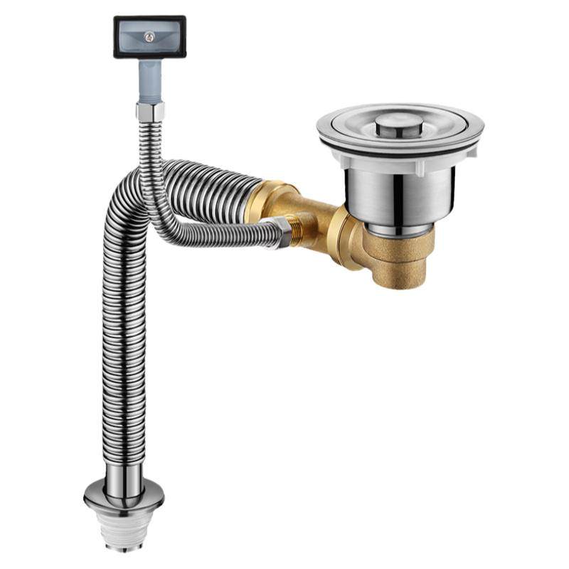 Short Kitchen Sink Drain Pipe - Wash Basin Single Slot Ultra-Thin Pipe ...