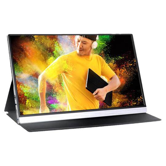 Monitor qled portátil de pantalla secundaria 4k de 15,6 pulgadas ...