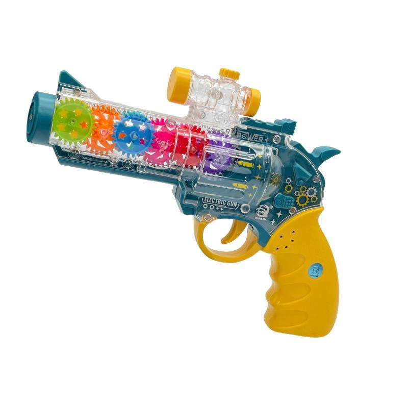Children's Electric Sound and Light Toy Gun for Boys and Girls Revolver ...