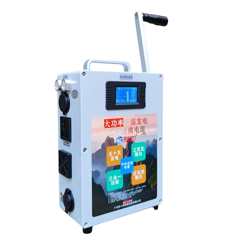 Eternal Power Hand Crank Generator - 300W/600W Portable Power Bank