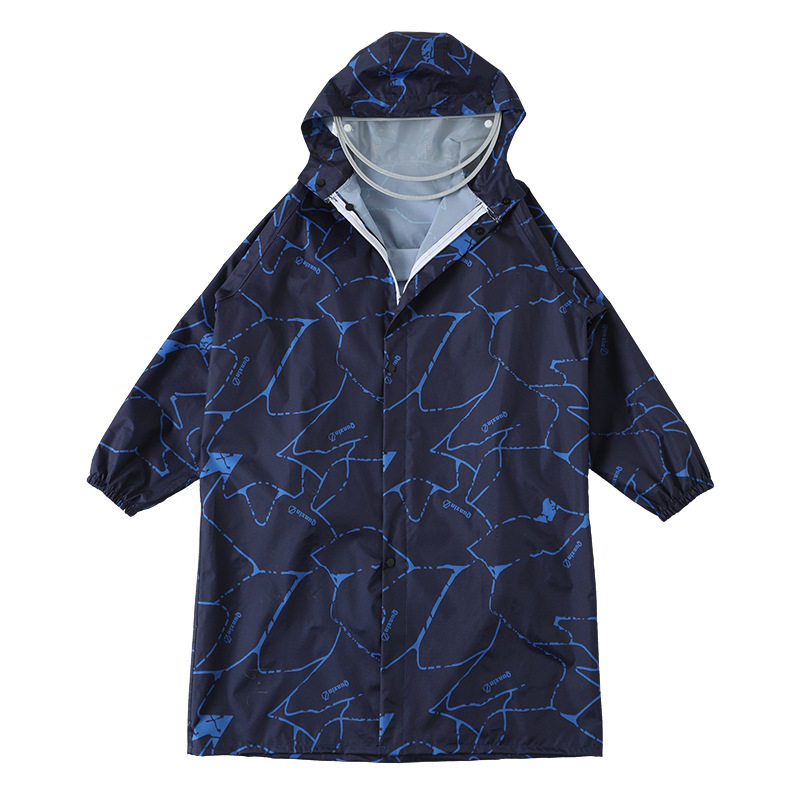 Rain of Showers Double Brim Raincoat - Children's Waterproof Oxford ...