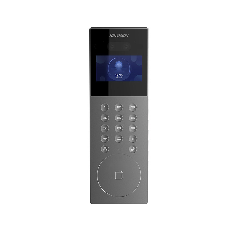 Interphone de contrôle d'accès Hikvision DS-KDJ801 avec reconnaissance ...