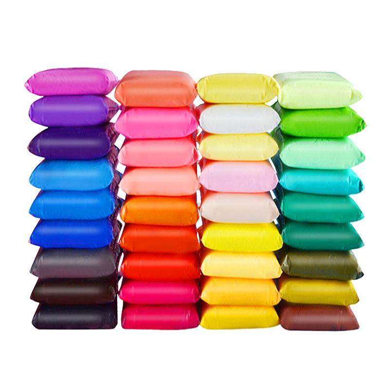 24 Color Ultra Light Clay Kit - DIY Modeling Clay Tools Set for Beginners