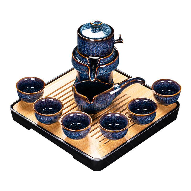 Lazy Kung Fu Tea Set with Stone Mill Teapot