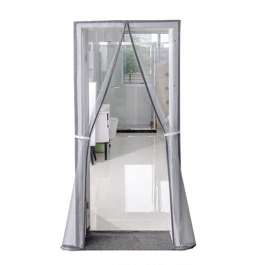 Anti-Mosquito Door Curtain with Velcro Screen for Windows and Doors