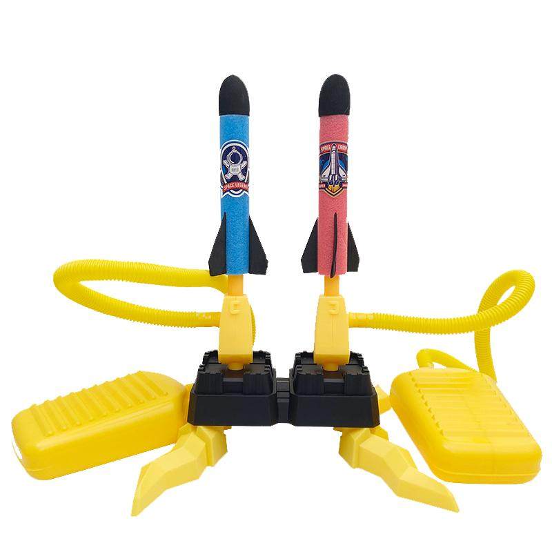 Children's Soaring Rocket Toy Foot Catapult Flying Small Rocket 3-4-5 ...