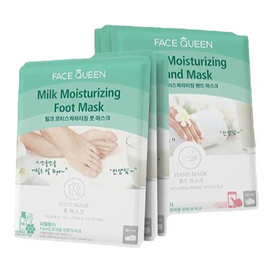 Facequeen Hand Mask for Delicate Hands and Feet - Hydrating Female ...