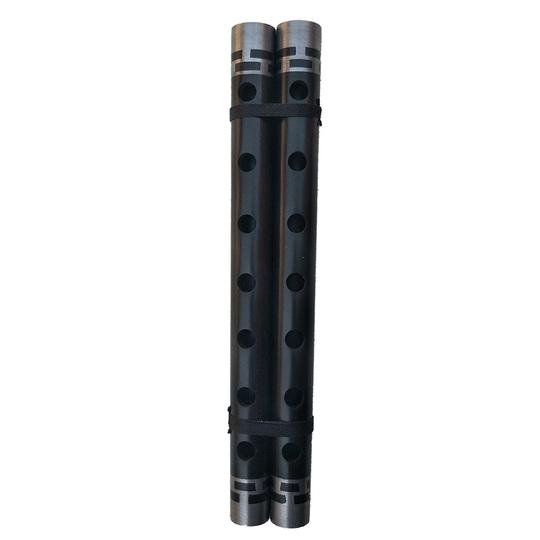 Ebony Double Tube Pipe - D Flat - Musical Instrument Set