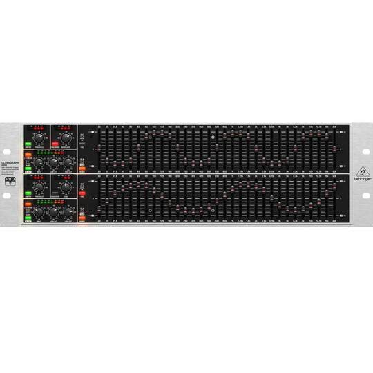 Behringer FBQ6200HD Dual 31-Segment Rack-Mount Graphic Equalizer with ...