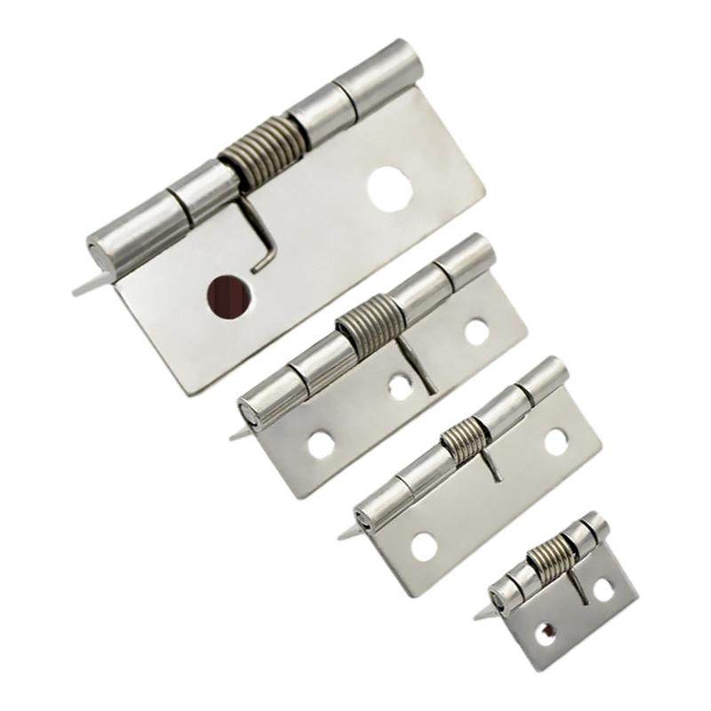304 Stainless Steel Spring Hinge, Elastic Elastic Force, Automatic ...