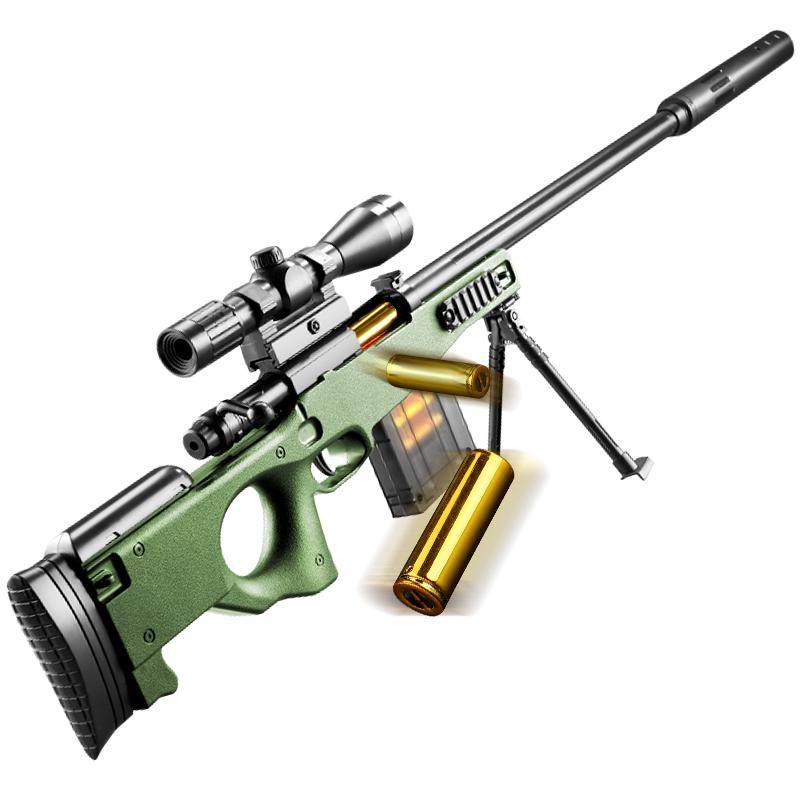 Іграшковий пістолет awm m24 для дітей із затвором і м’яким викидом кулі