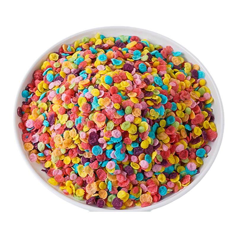 Colorful Fruity Cheerios, Wheat Flower Stars, Cake Decorations ...