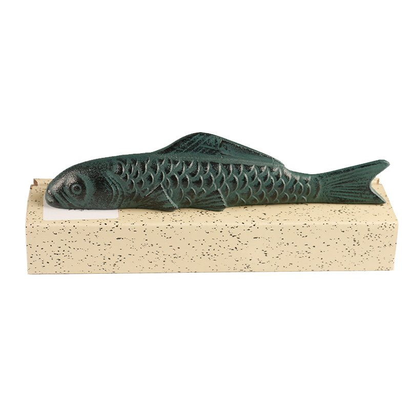 Carp Paperweight Metal Ruler Cast Iron Writing Brush Calligraphy ...