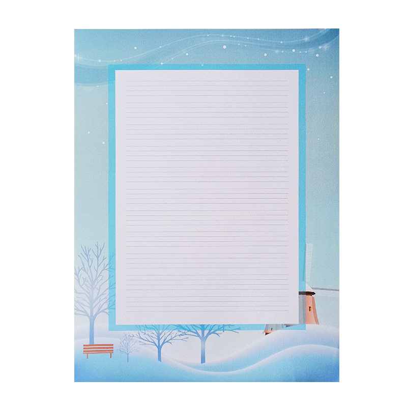 English Writing Hard Pen Calligraphy Paper Work Paper A4 Four-Line ...