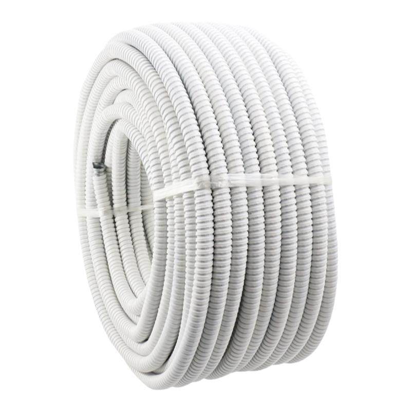 Bofonda Metal Hose Bellows - White PVC Flame Retardant
