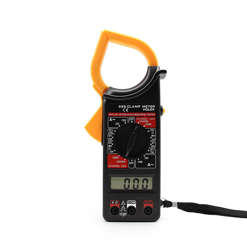 Digital AC Large Clamp Meter Multimeter with Buzzer - DT266