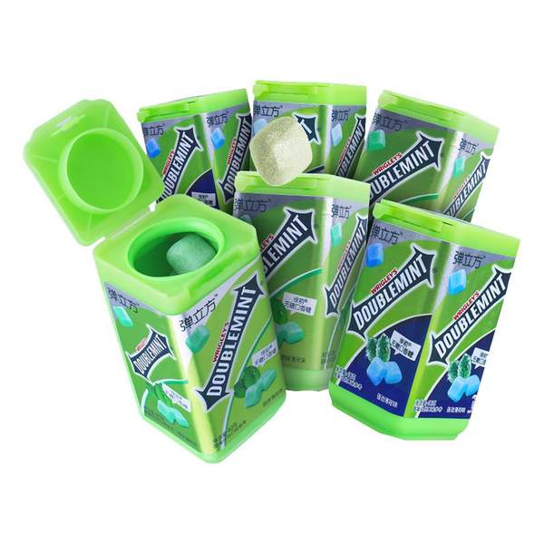 Green arrow cube sugar free 40g*6 botellas de chicle | Doublemint de ...