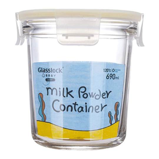 Glasslock Glass Milk Powder Storage Tank - Sealed Fresh Box for Grains