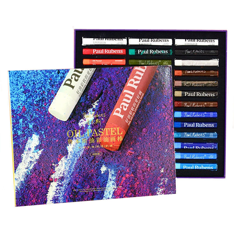 Rubens Oil Pastels - 24 Color Set - Soft Oil Paint Crayon