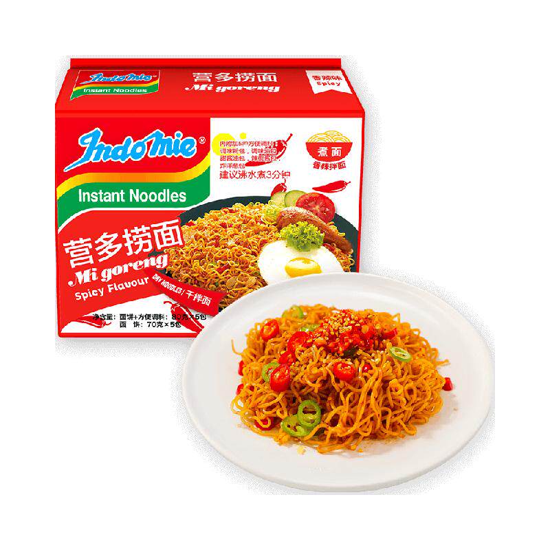 Ying Duo Spicy Instant Noodles 80g x 5 - Indonesian Import